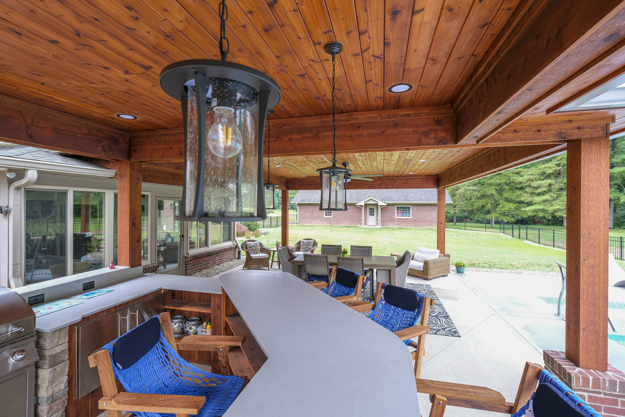 Portfolio | Outdoor Bar & Veranda Project Greenwood, Indiana | Gettum ...